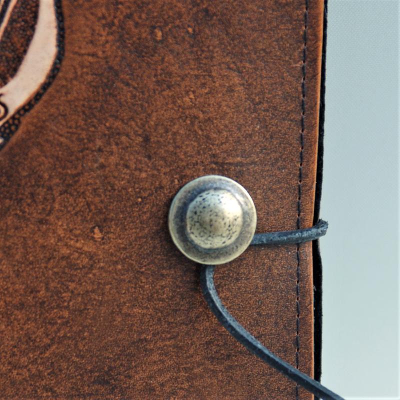 Celtic Leather Craft Boock Cover A5 Celtic Harp Book Cover - Book Cover ...